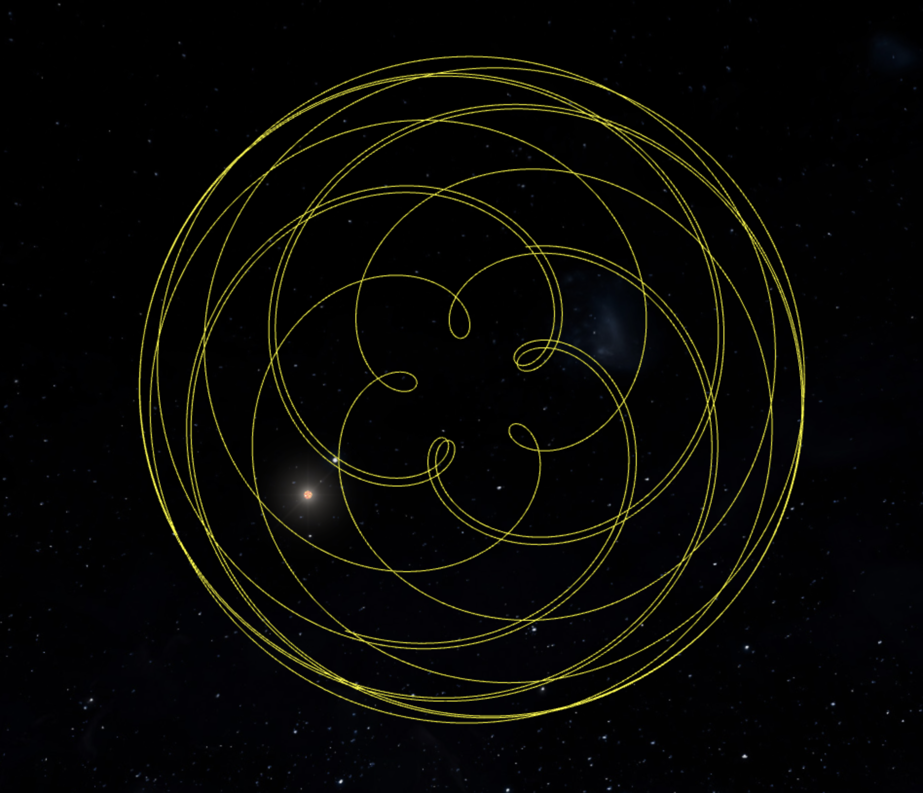 Gravity Simulator | Pentagram of Venus