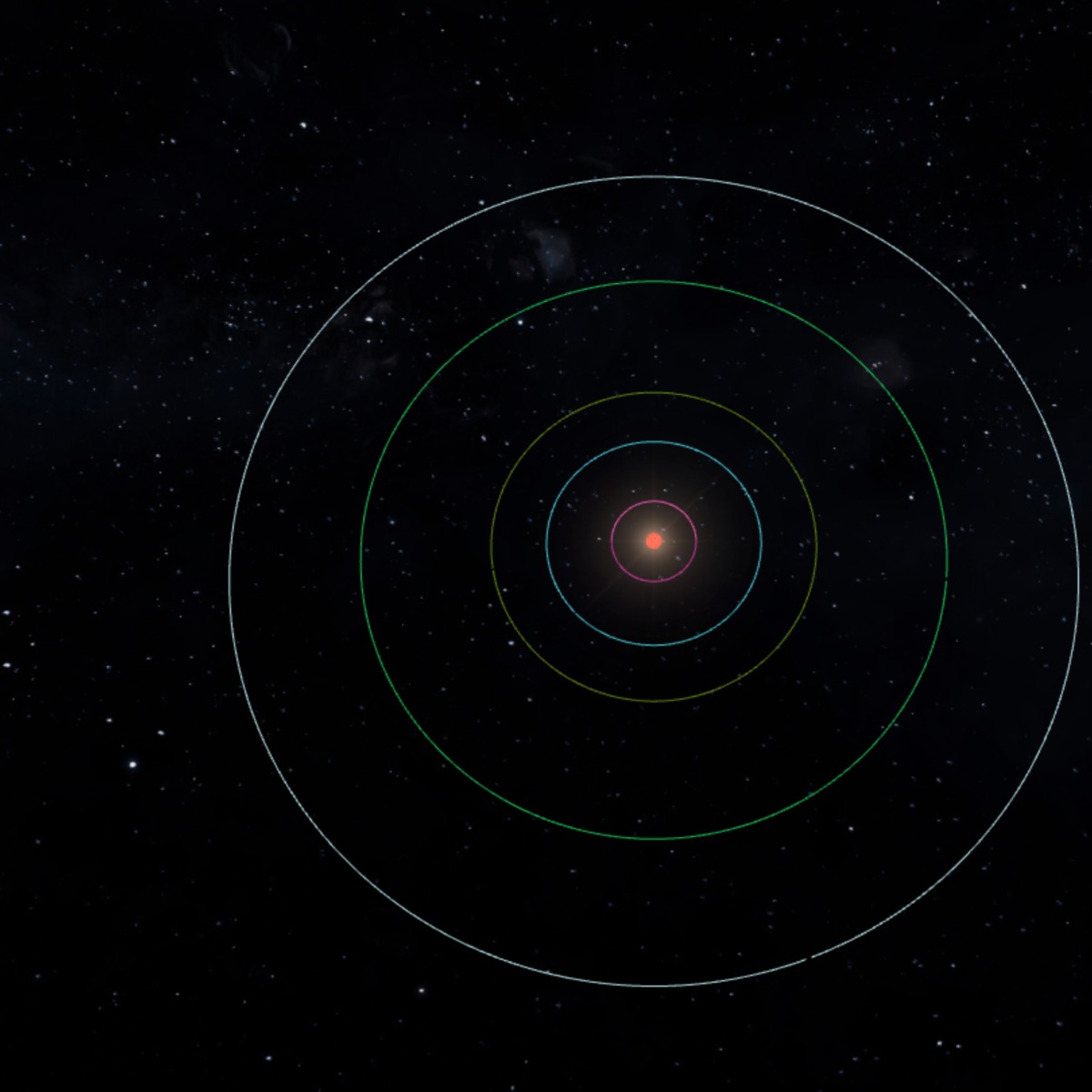 Gravity Simulator | Kepler-32 - System With 5 Exoplanets