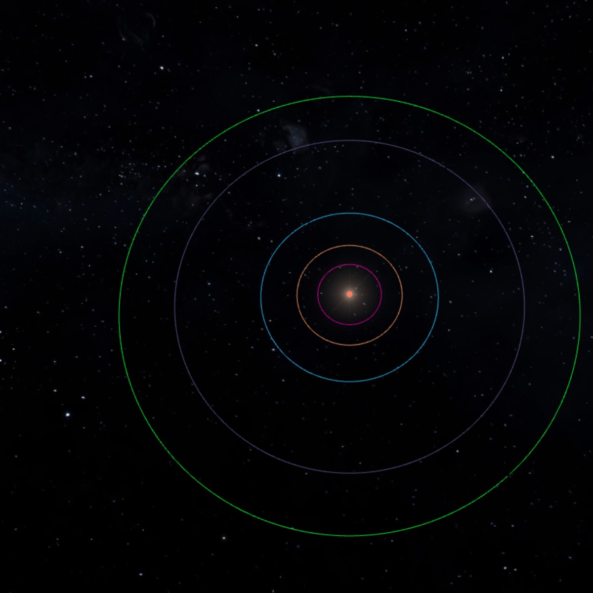 Gravity Simulator | Kepler-55 - System With 5 Exoplanets